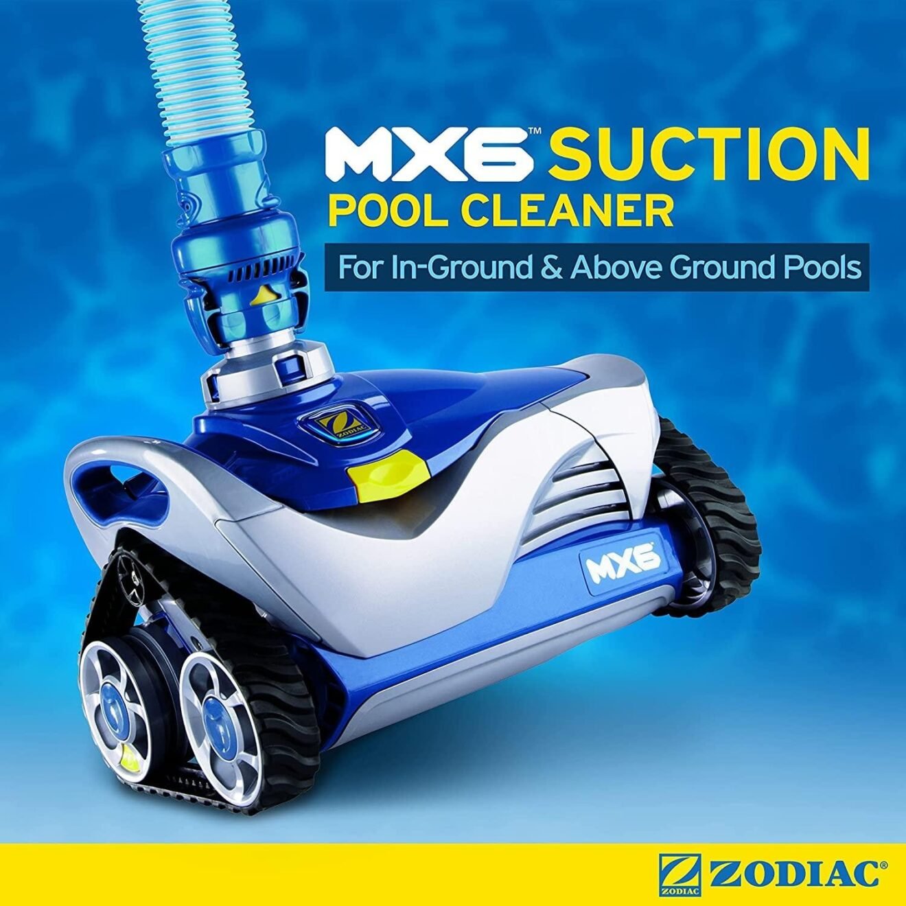 Zodiac MX6 Automatic Suction-Side Pool Cleaner Vacuum for In-ground ...