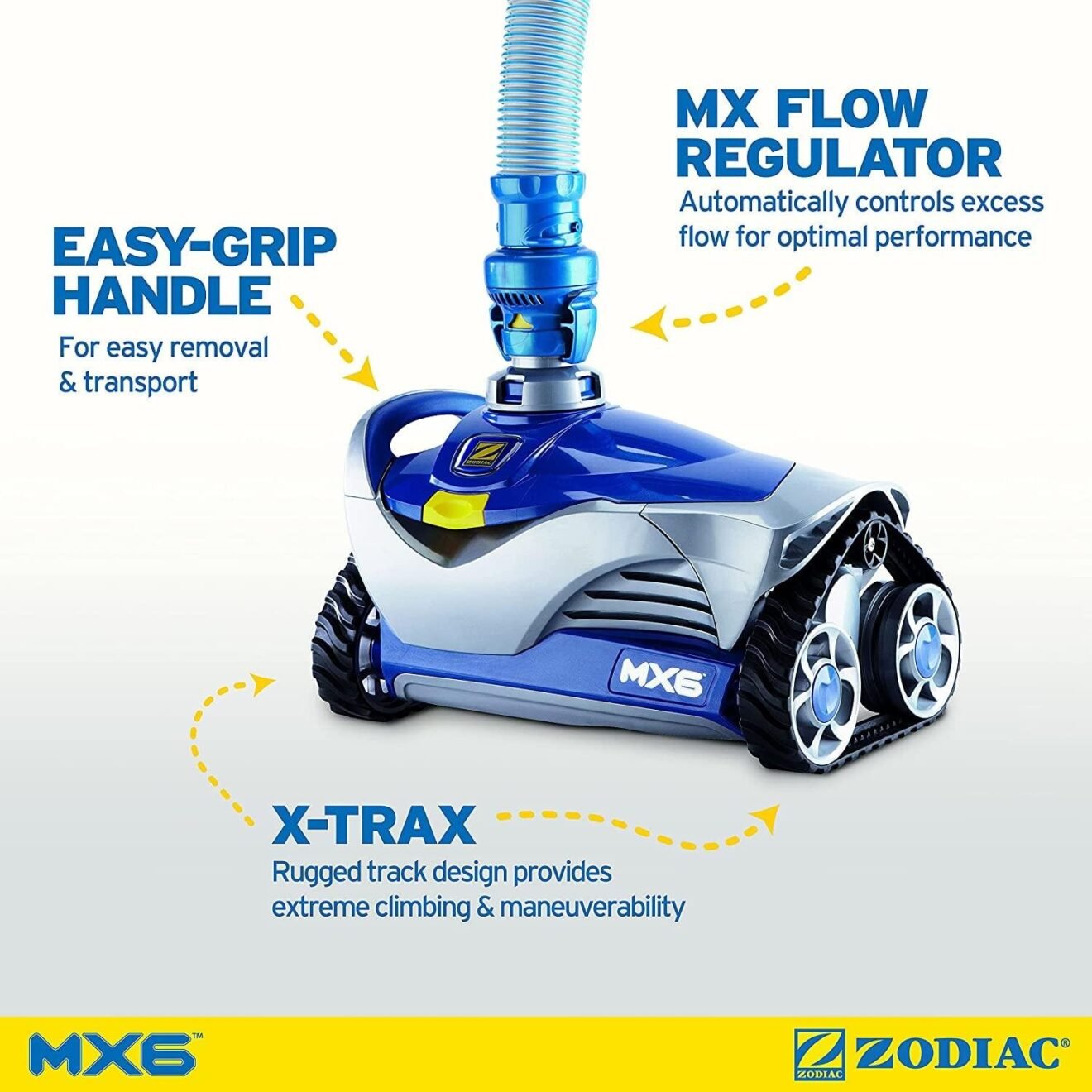 Zodiac Mx6 Automatic Suction Side Pool Cleaner Vacuum For In Ground Pools 1